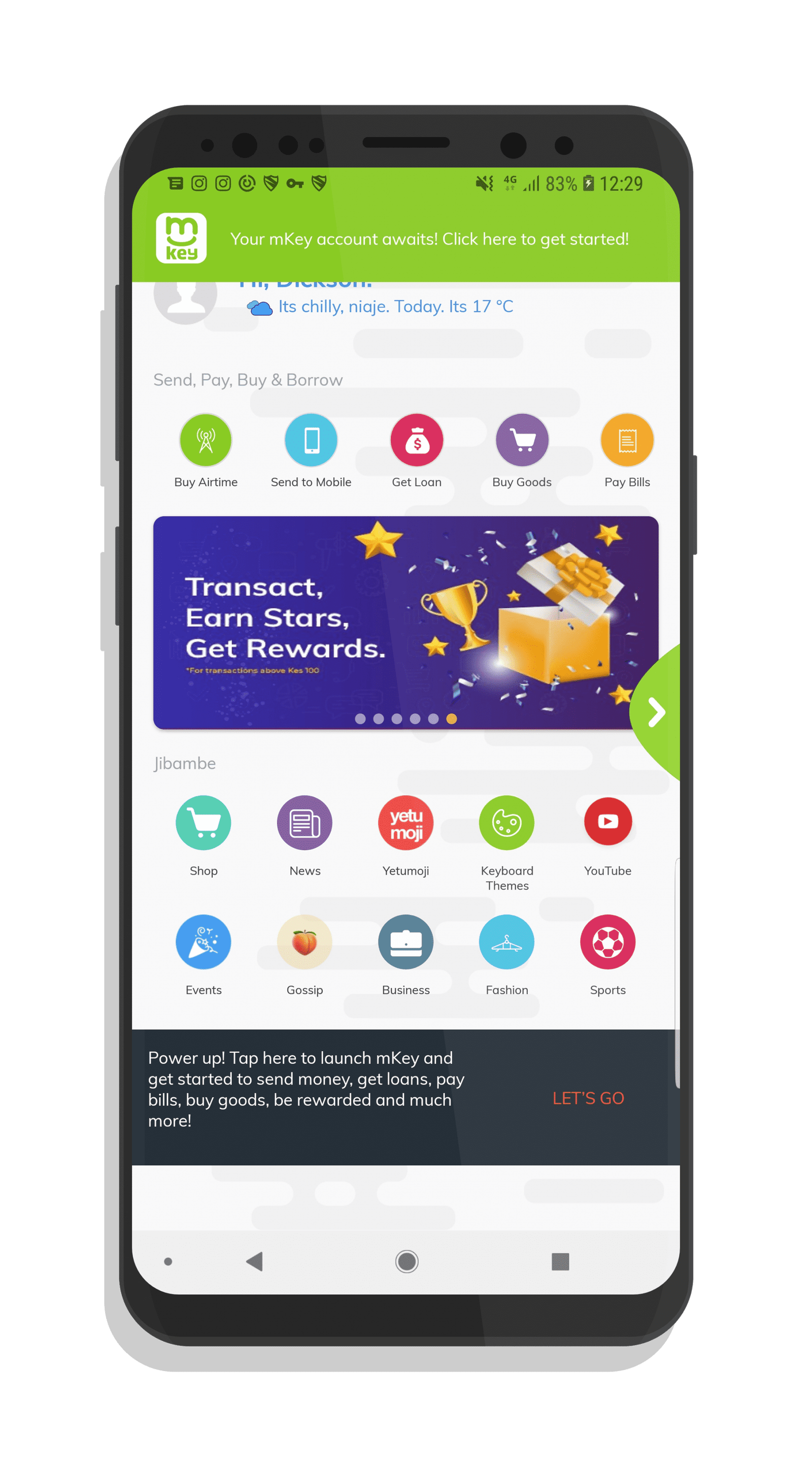 mkey by Finserve is a Mobile Money Wallet built into a Keyboard App ...