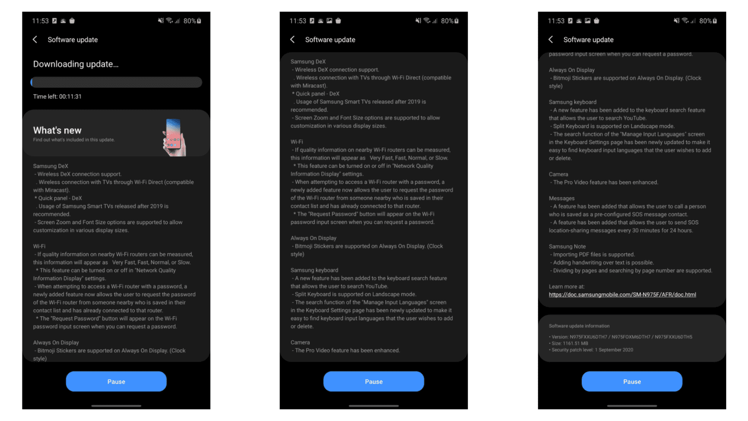Samsung NOTE 10+ receiving Wireless DeX support with new update ...