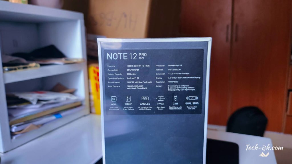 Infinix NOTE 12 Pro 5G Specifications and Price in Kenya - Techish Kenya