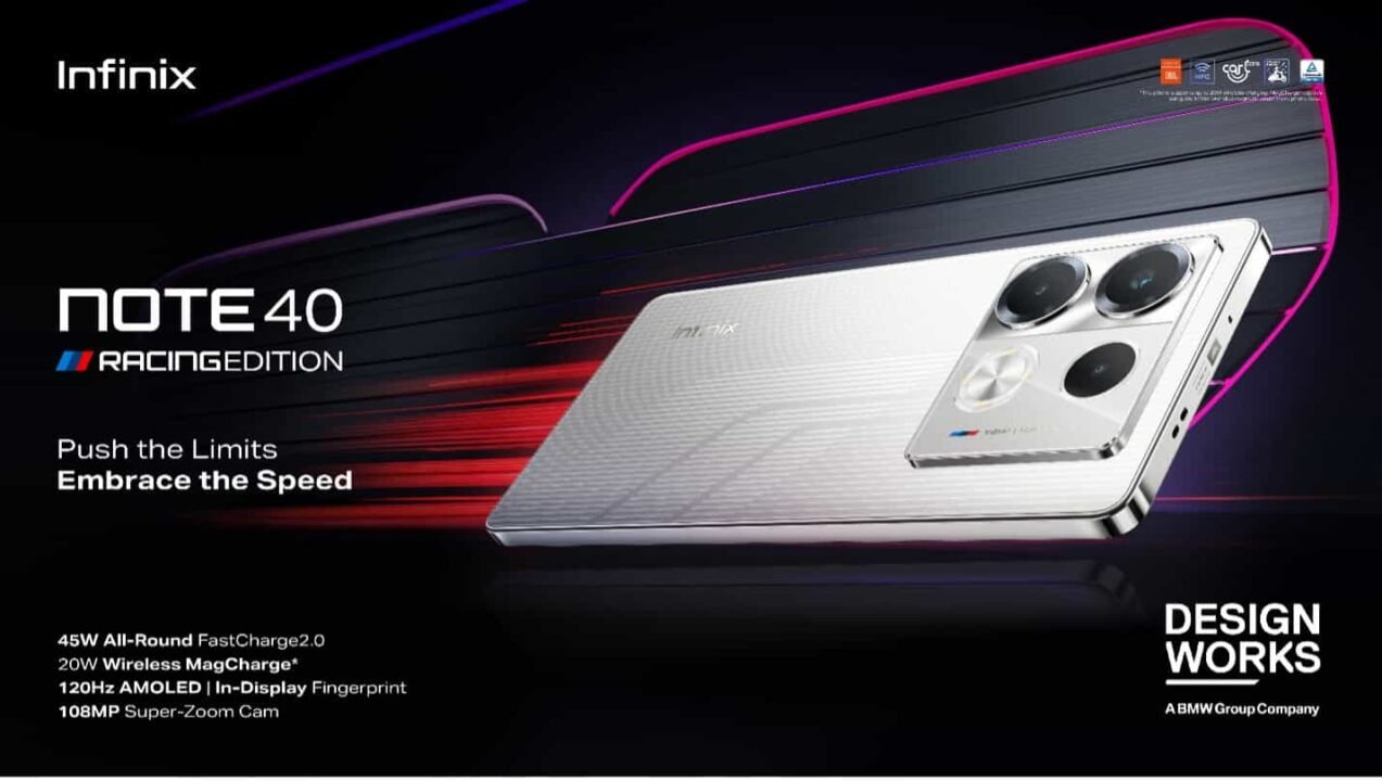 Infinix Introduces NOTE 40 Racing Edition in Partnership with BMW Group ...