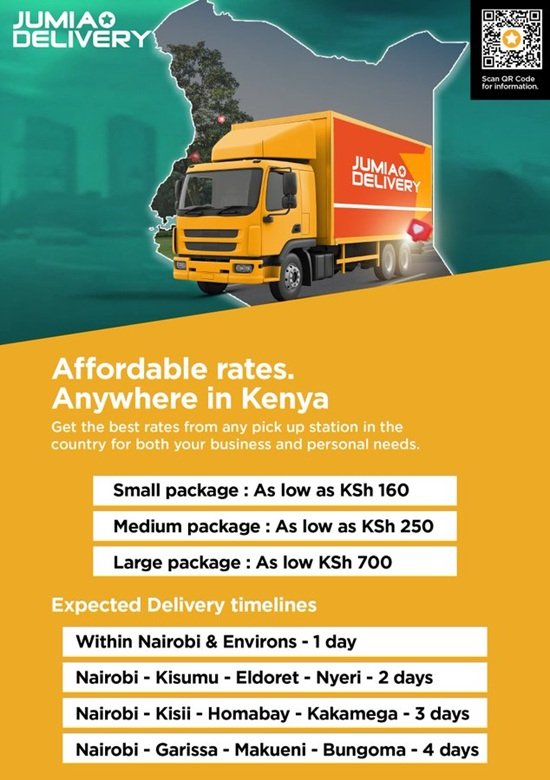 Jumia Delivery Rates Across Kenya: Full Breakdown of Costs, Zones, and ...