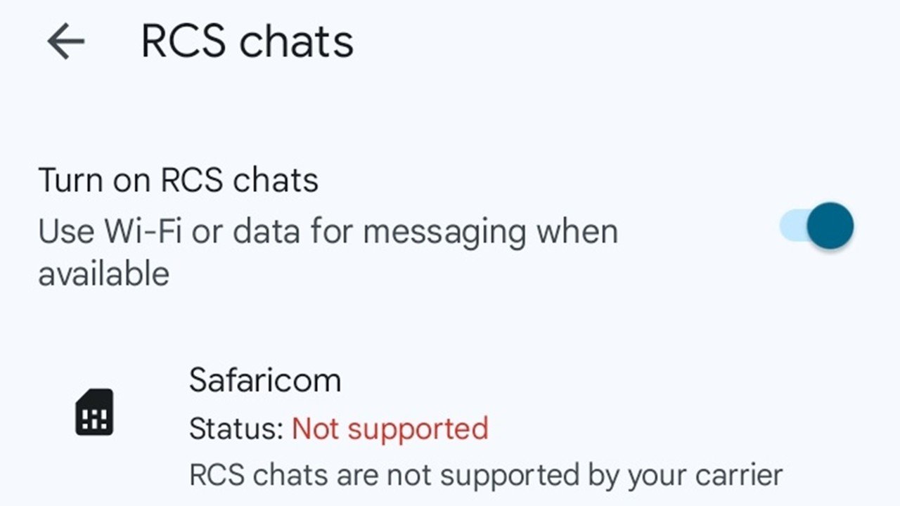 Google Messages RCS Status Stuck on “Not Supported” for Some Users