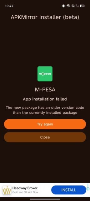 How to go back from Safaricom My OneApp to the old M-PESA app on ...